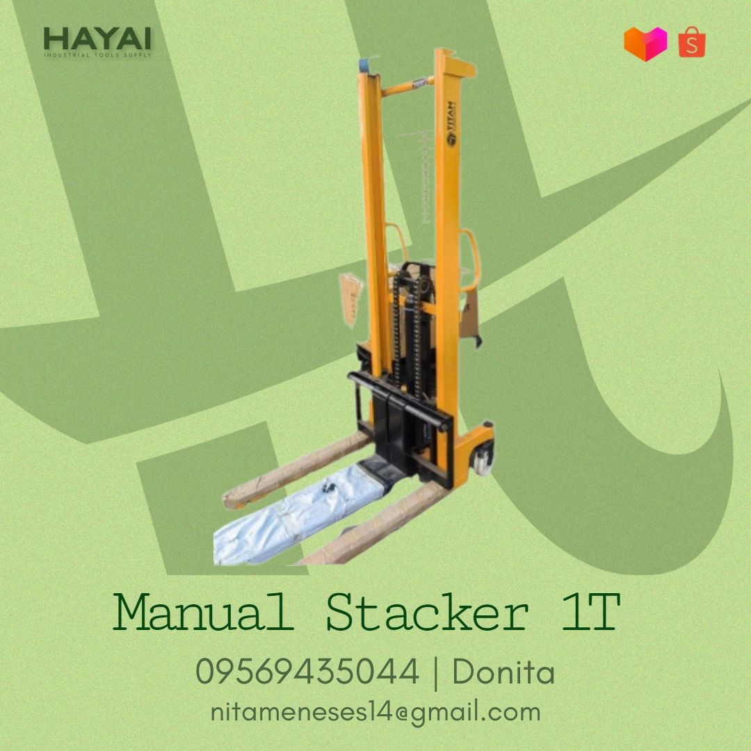 Manual Stacker 1T, Commercial & Industrial, Industrial Equipment on ...
