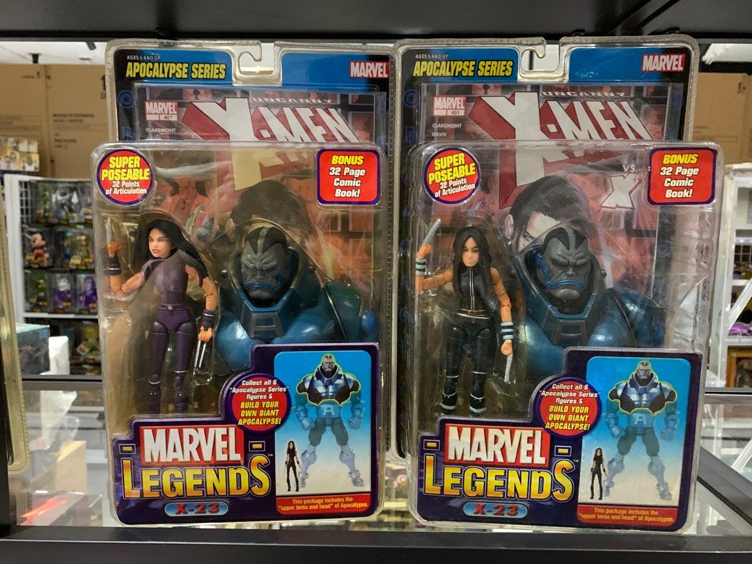 Marvel Legends Apocalypse series 1 3 I III iron fist x-23 sasquatch ...