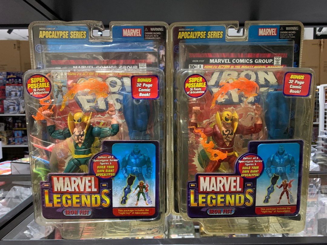 Marvel Legends Apocalypse series 1 3 I III iron fist x-23 sasquatch ...