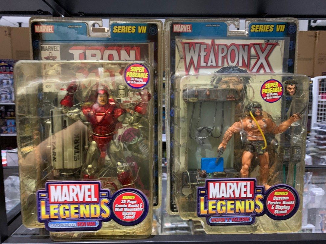 Marvel Legends Series V VI VII 5 6 7 nick fury blade sabretooth silver ...