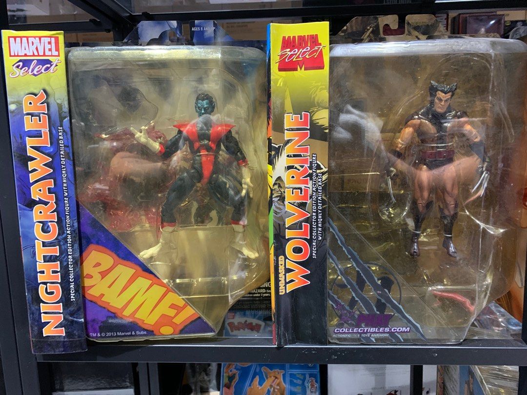 Marvel X-men diamond select action figures colossus gambit storm ...