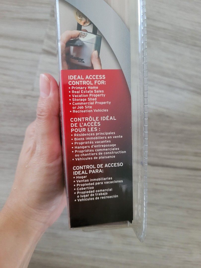 Master Lock - Compact Portable Lock Box 5406D, Furniture & Home Living ...