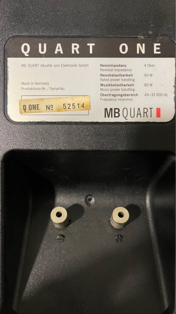 MB Quart One Speakers, Audio, Soundbars, Speakers & Amplifiers on Carousell