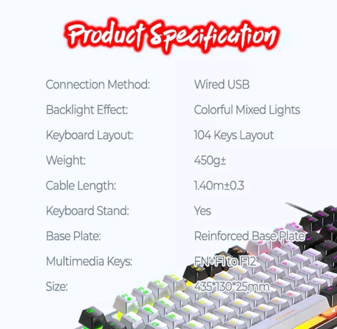 Purple Mechanical Keyboard, Computers & Tech, Parts & Accessories ...