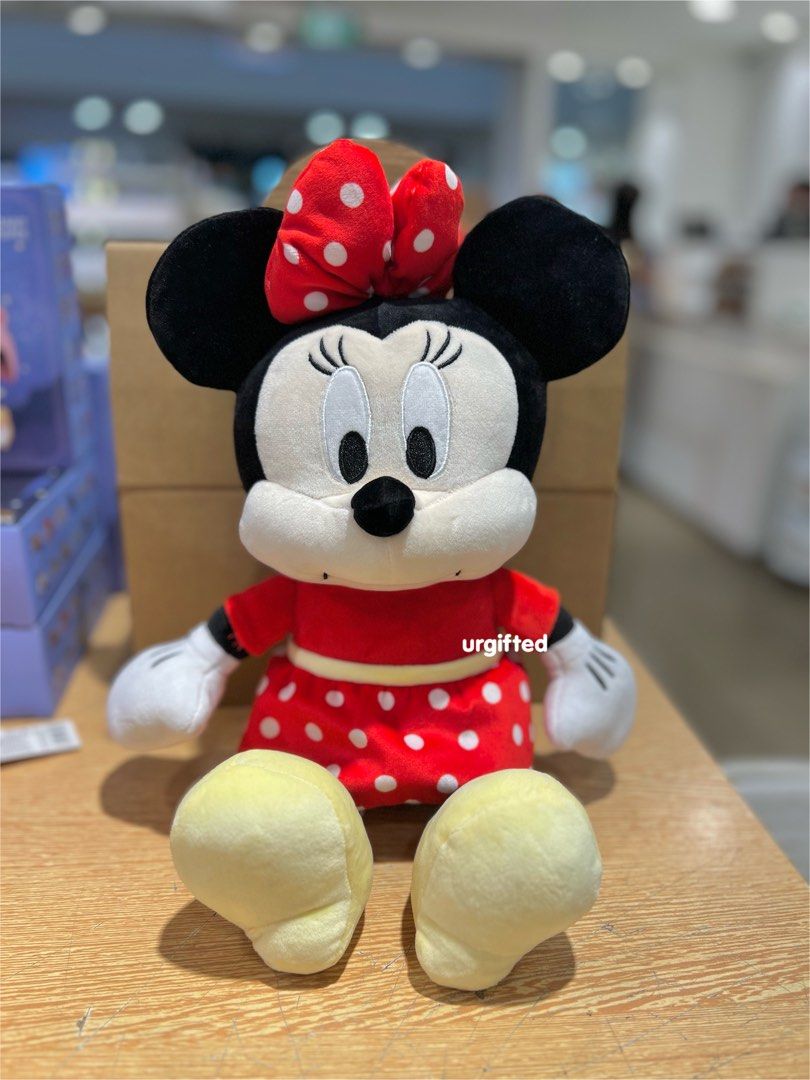 Mickey and Minnie Mouse Plush Toy by Miniso on Carousell