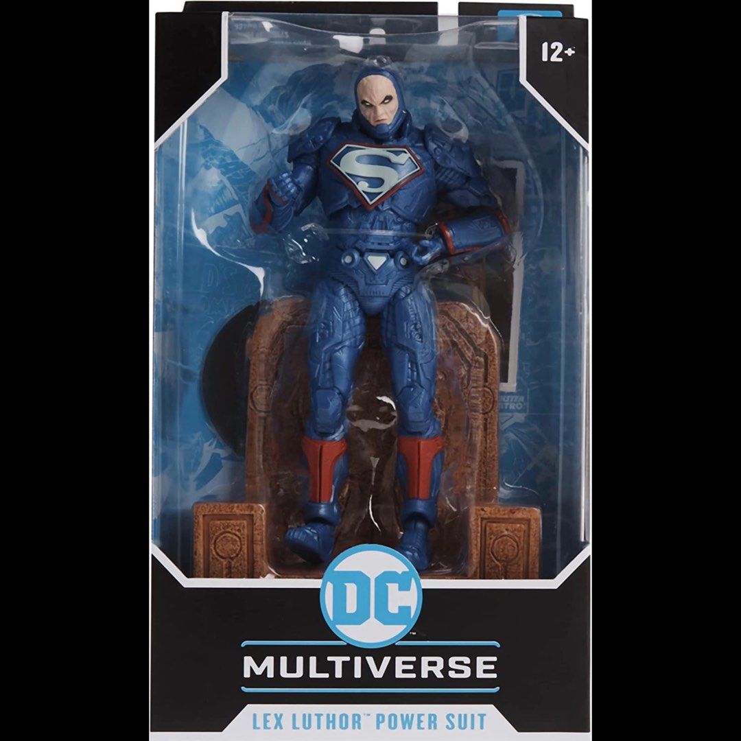 (MISB) McFarlane DC Multiverse Lex Luthor in Blue Power Suit 7" Action ...