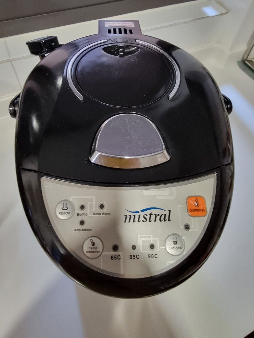 Mistral electric thermal airport 3.8L, TV & Home Appliances, Kitchen ...