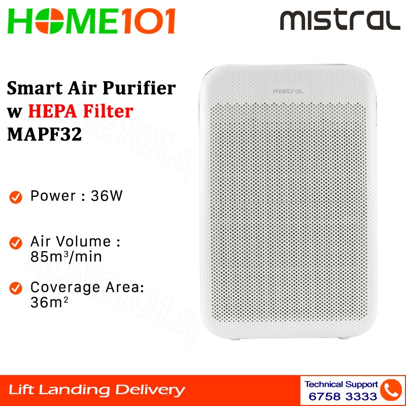Mistral Smart Air Purifier with HEPA FIlter MAPF32, TV & Home ...
