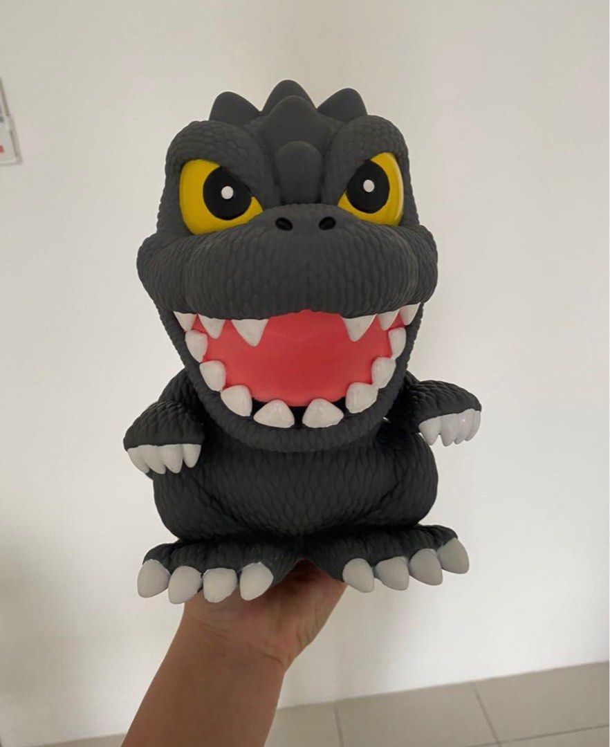 monogram cute godzilla coin bank, Hobbies & Toys, Toys & Games on Carousell