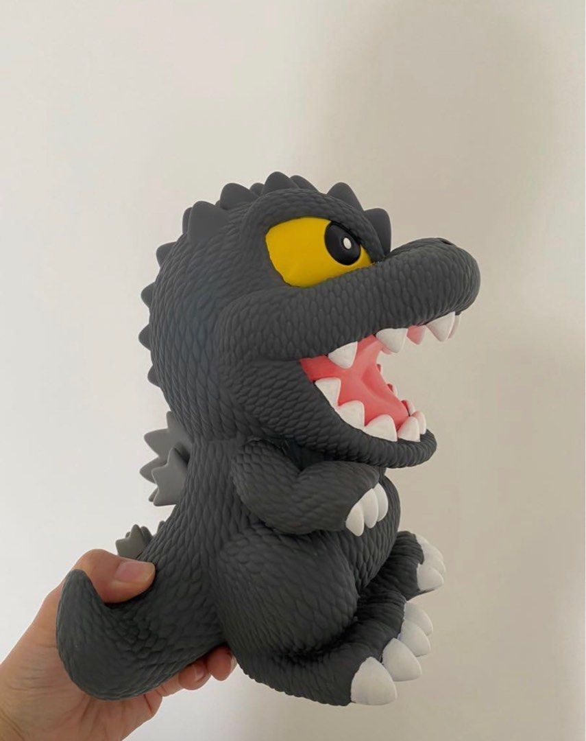 monogram cute godzilla coin bank, Hobbies & Toys, Toys & Games on Carousell