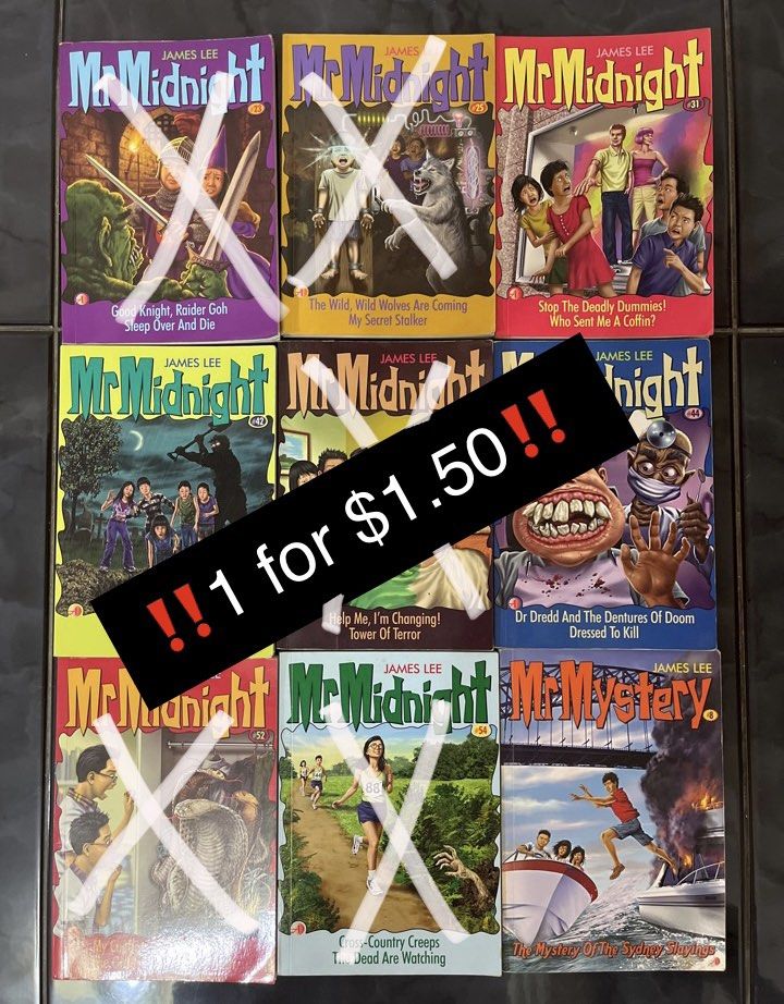 Mr Midnight & Mr Mystery Books, Hobbies & Toys, Books & Magazines ...