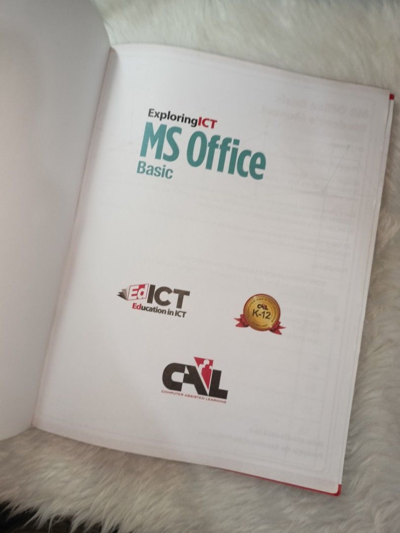 MS OFFICE BOOK, Hobbies & Toys, Books & Magazines, Textbooks on Carousell