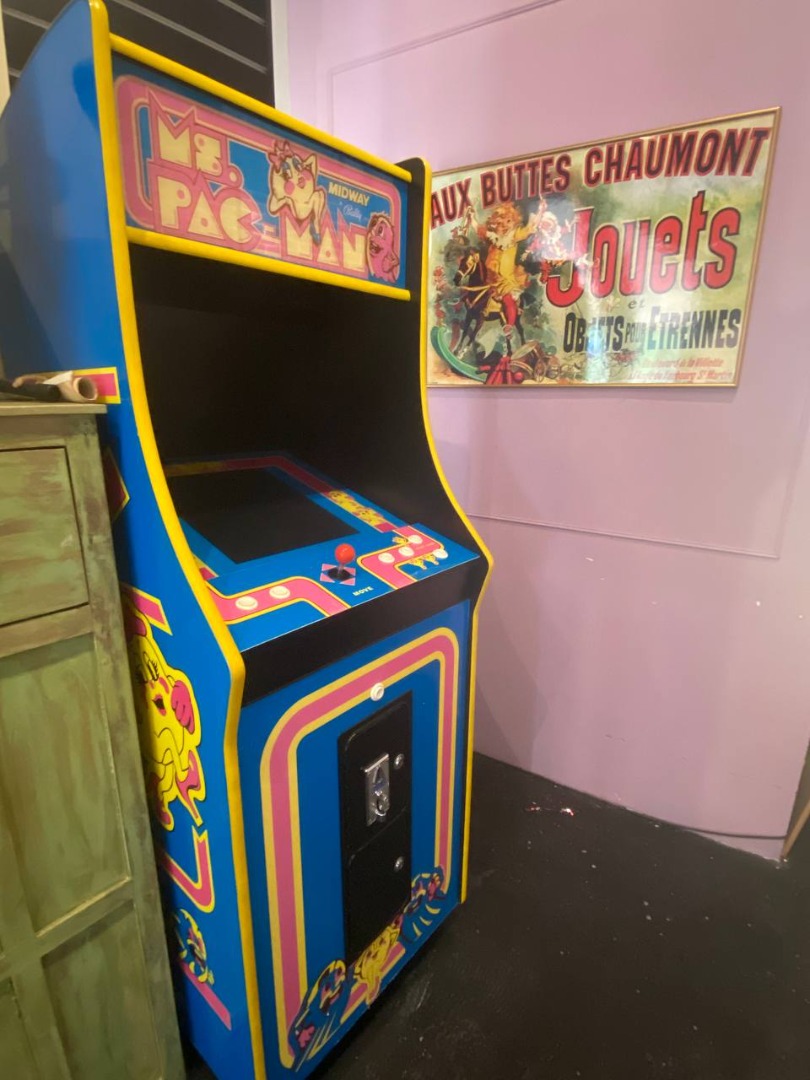 Ms Pac Man Arcade Machine, Hobbies & Toys, Toys & Games on Carousell