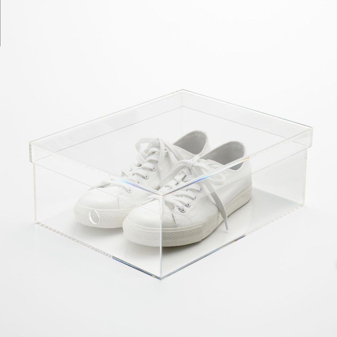 Muji Acrylic Stackable Storage Box, 傢俬＆家居, 其他, 收納箱及袋 - Carousell