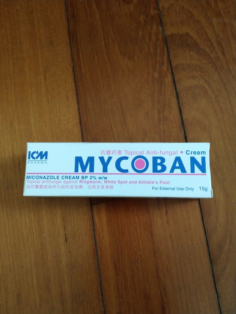 Mycoban ICM Pharma anti-fungal cream, Health & Nutrition, Medical ...