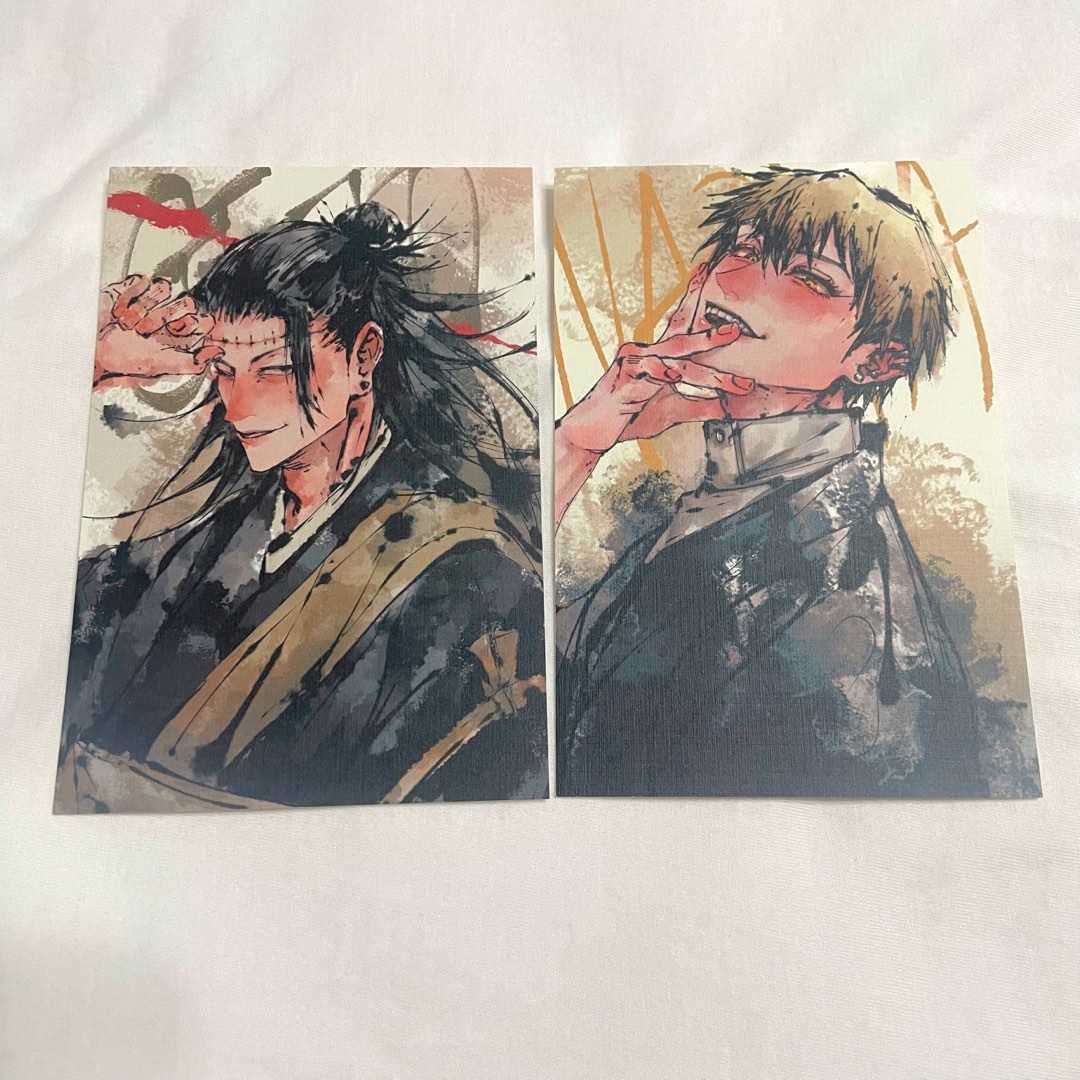 naoya and kenjaku / geto postcards (jujutsu kaisen jjk), Hobbies & Toys ...