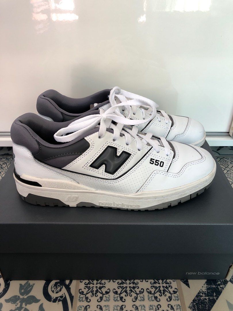 New balance 550 Castle Rock White Grey, Men's Fashion, Footwear ...