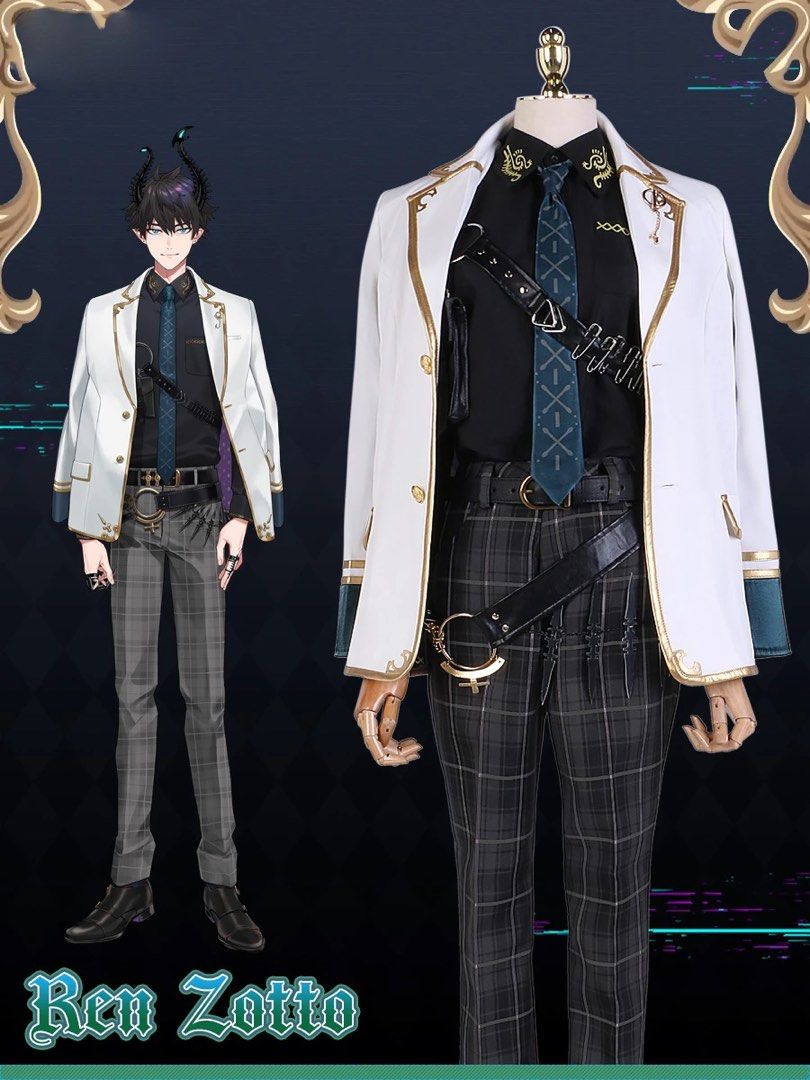 Nijisanji ren zotto cosplay, Hobbies & Toys, Memorabilia & Collectibles ...