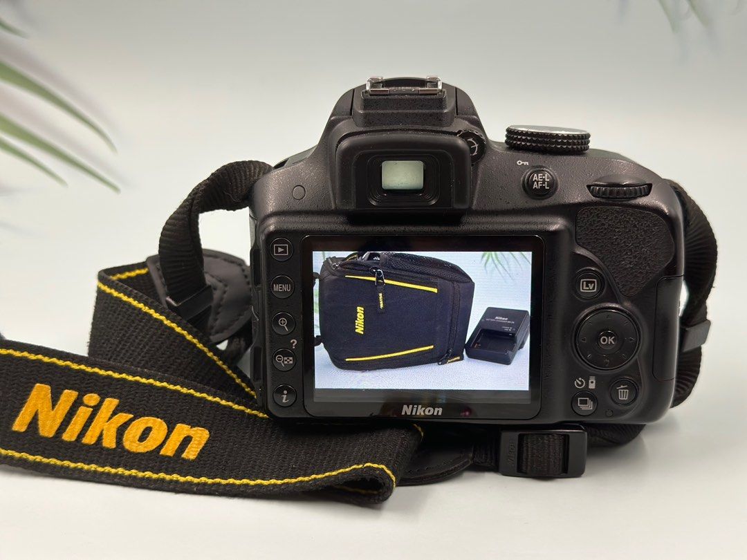 NIKON D3300 DSLR Camera 24MP Full HD with Kit Lens 18-55mm, Photography ...