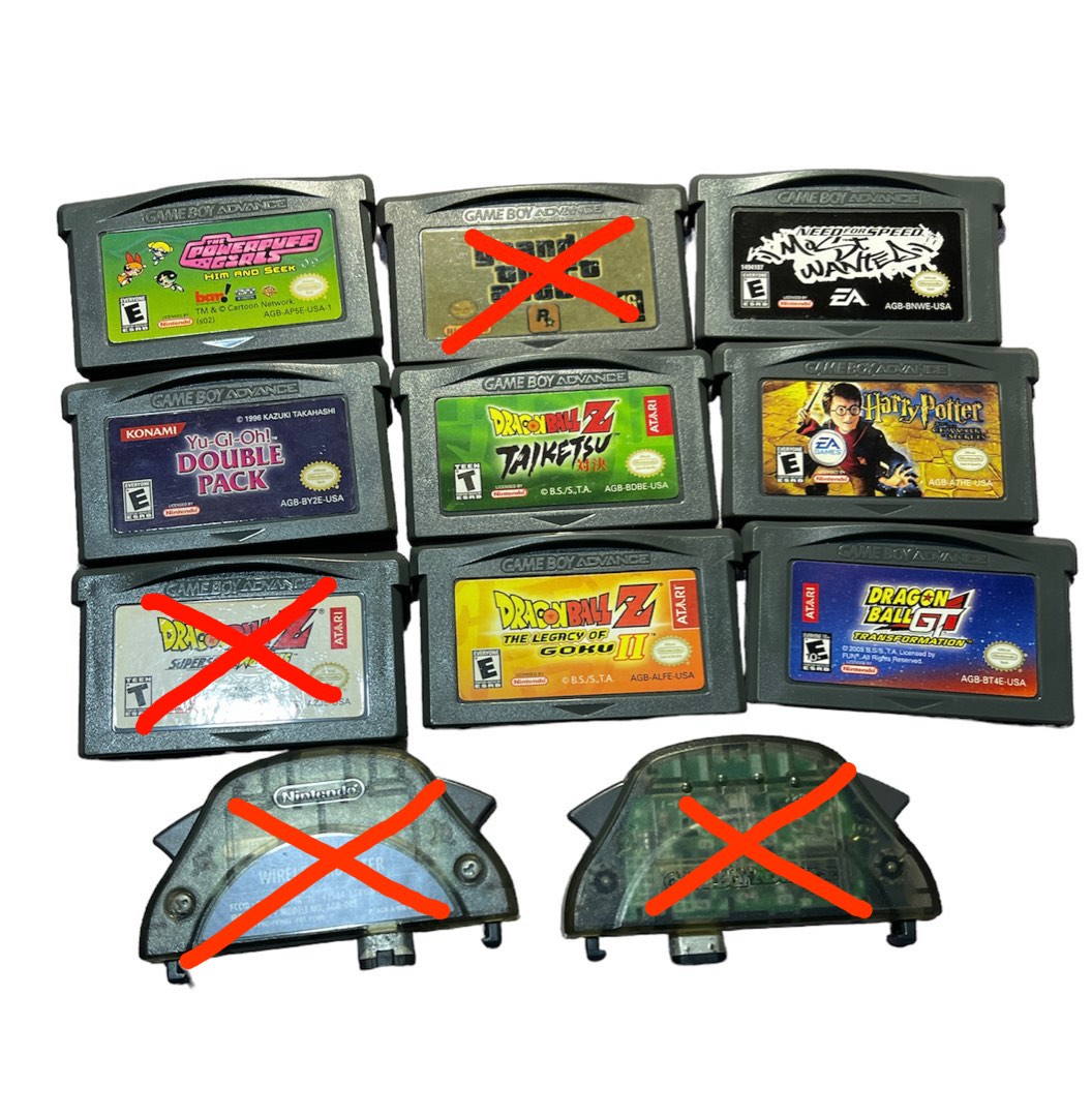 Nintendo GBA games Dragon Ball Z, Harry Potter, Yugioh, Video Gaming ...