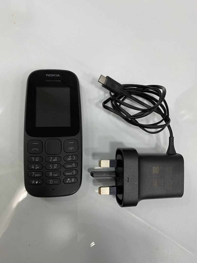 Nokia 諾基亞105 TA-1034 雙卡Dual Sim 長者手機 老人手機, 手提電話, 手機, 其他手機 - Carousell