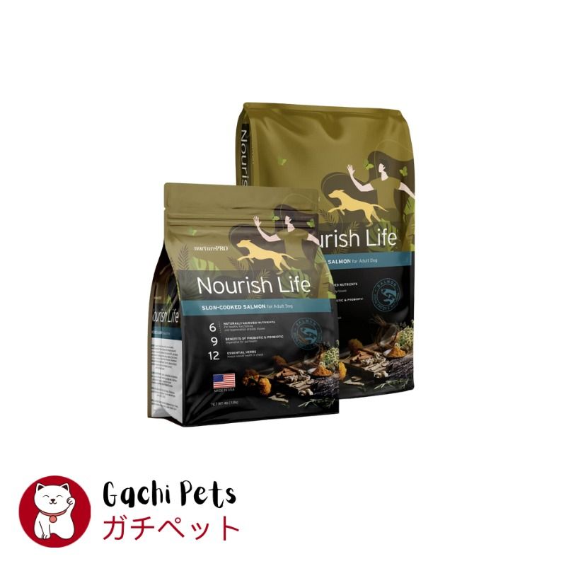 Nourish Life Dry Dog Food Kibbles for Puppy Adult Complete Diet Salmon ...