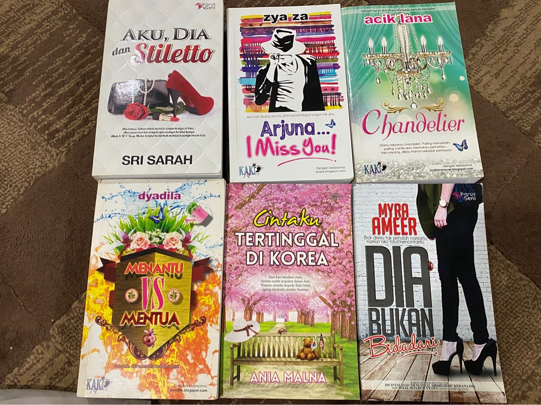 Novel Melayu, Hobbies & Toys, Books & Magazines, Storybooks on Carousell
