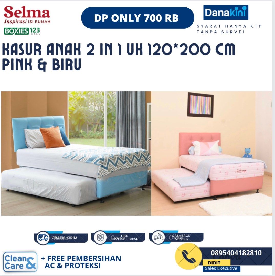 OBRAL KASUR ANAK SORONG BISA CICILAN, Perabotan Rumah di Carousell
