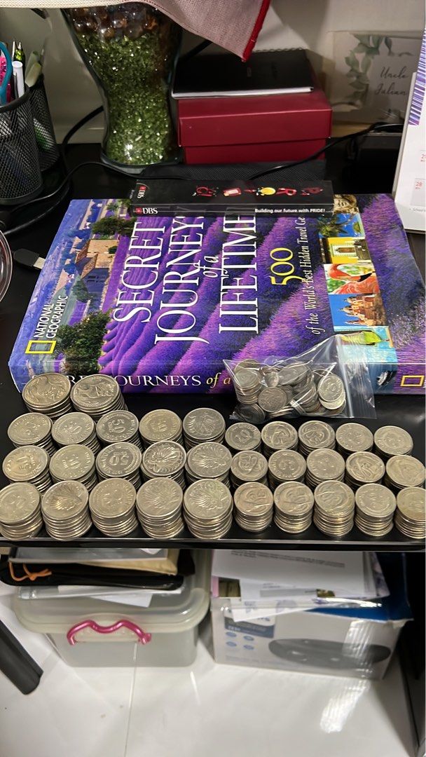 Old Singapore coins - SGD0.50 & SGD0.20 - Rare, Everything Else on ...