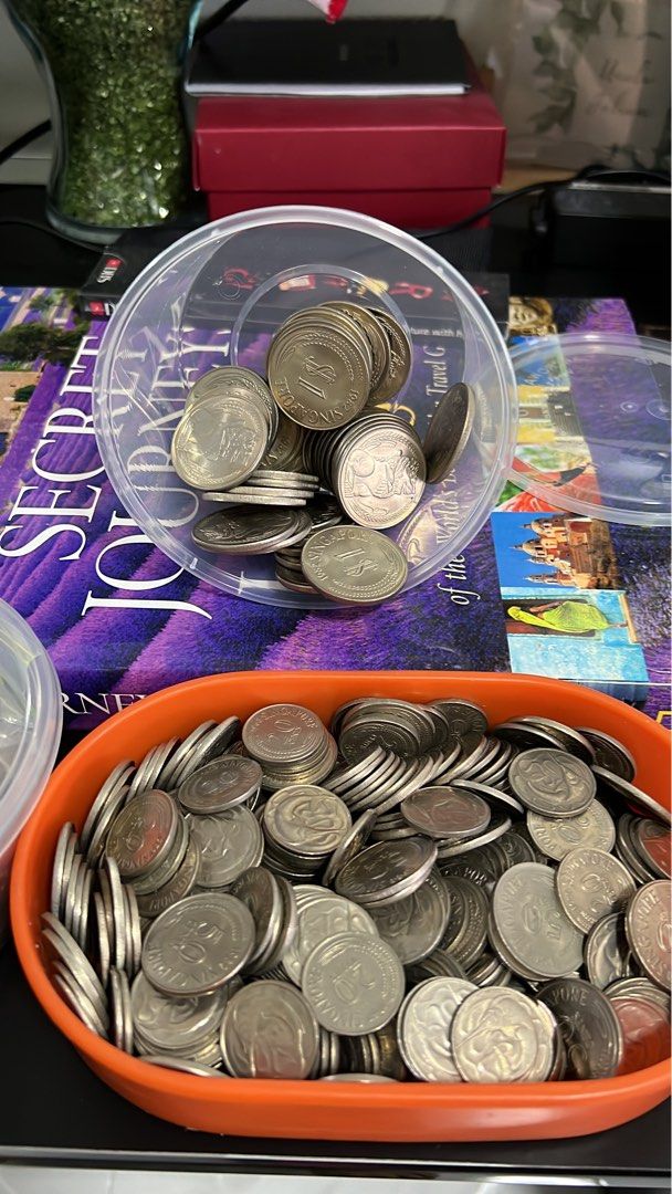 Old Singapore coins - SGD0.50 & SGD0.20 - Rare, Everything Else on ...