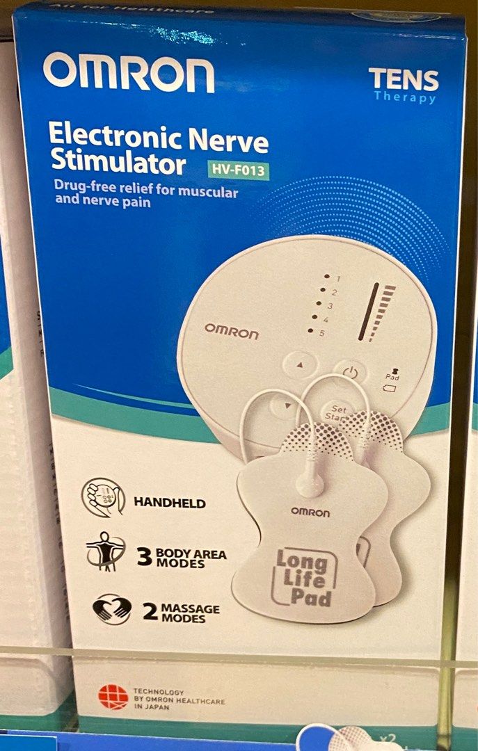 Omron electronic nerve stimulator for pain, Health & Nutrition, Assistive & Rehabilatory Aids ...