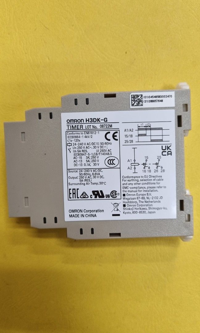 Omron Star Delta Timer, H3DK-G, TV & Home Appliances, Electrical, Adaptors & Sockets on Carousell