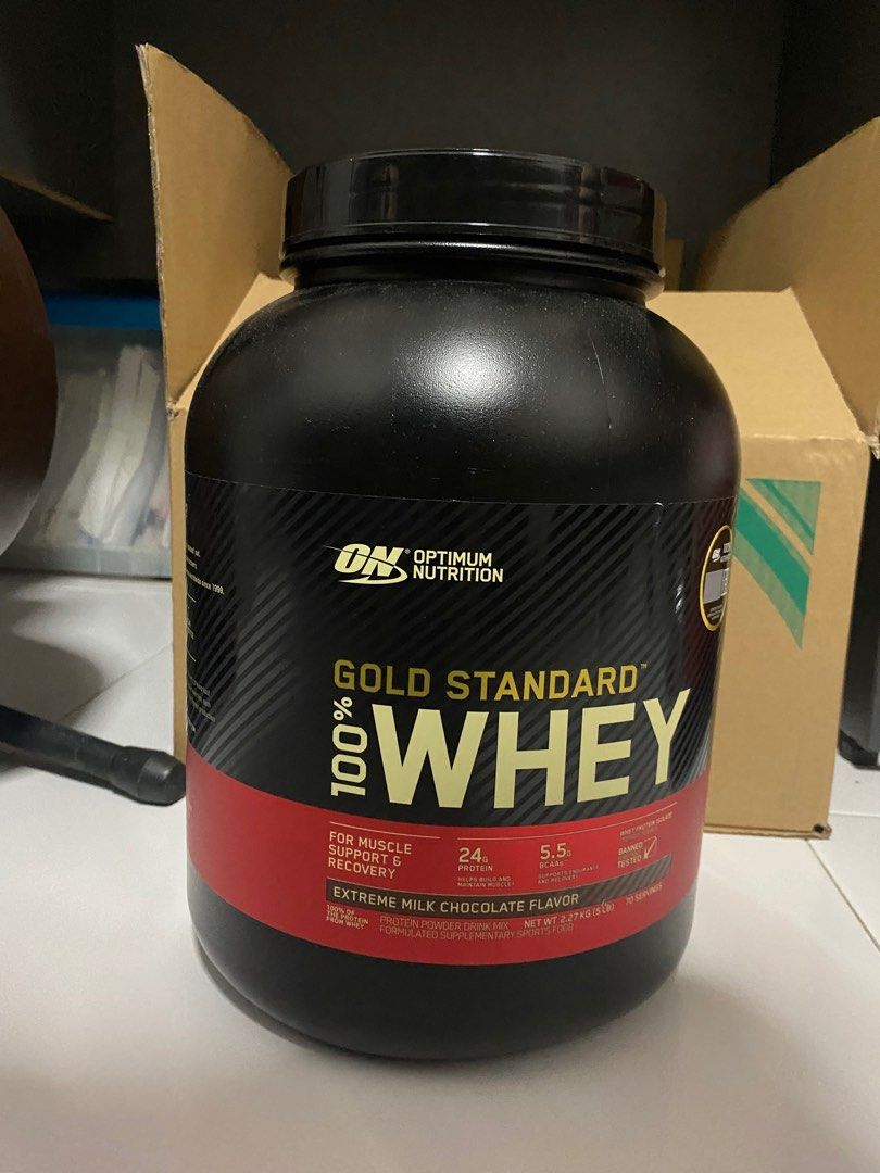 Optimum Nutrition Extreme Milk Choc Whey Protein, Health & Nutrition ...