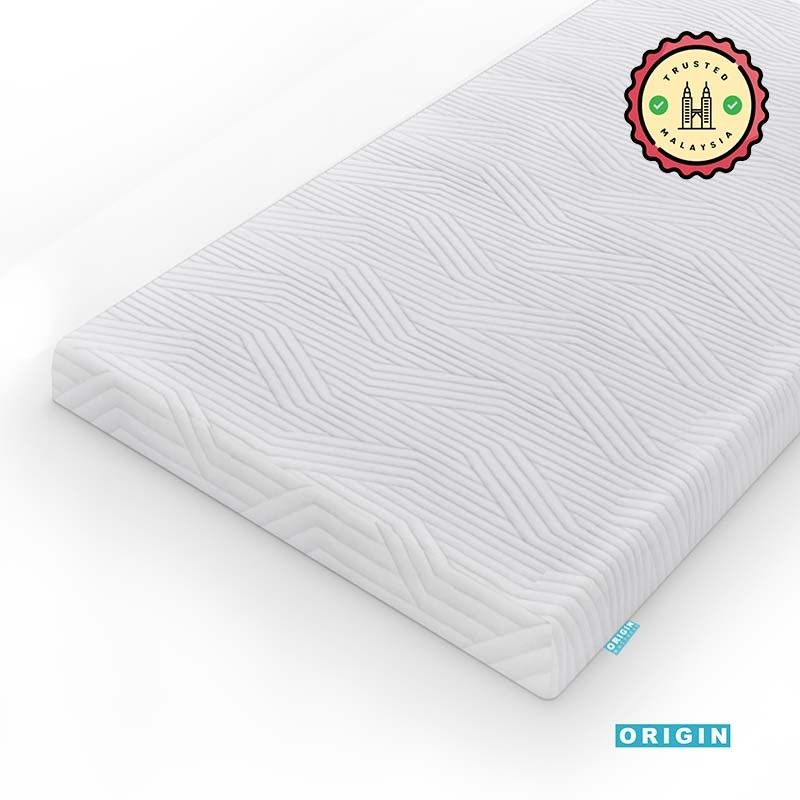 Origin Queen size memory foam ergonomic mattress topper, Furniture ...