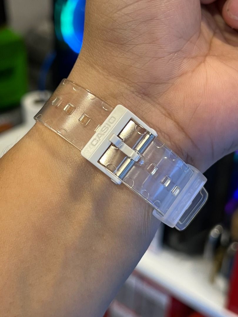 ORIGINAL CASIO Analog Transparent Unisex Watch MQ-24S-7B / Legit CASIO ...