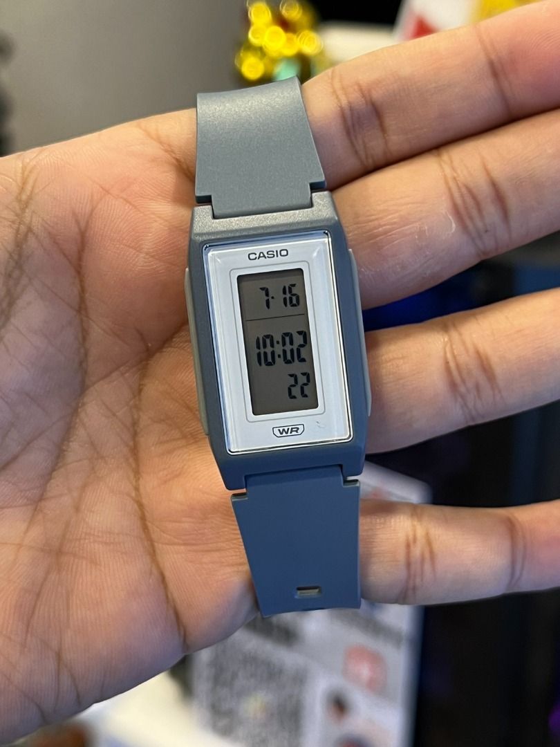 ORIGINAL CASIO Digital BLUE Resin Band Ladies Watch LF-10WH-2D / Legit ...