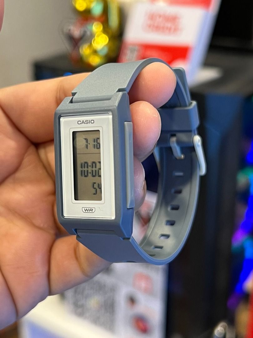ORIGINAL CASIO Digital BLUE Resin Band Ladies Watch LF-10WH-2D / Legit ...