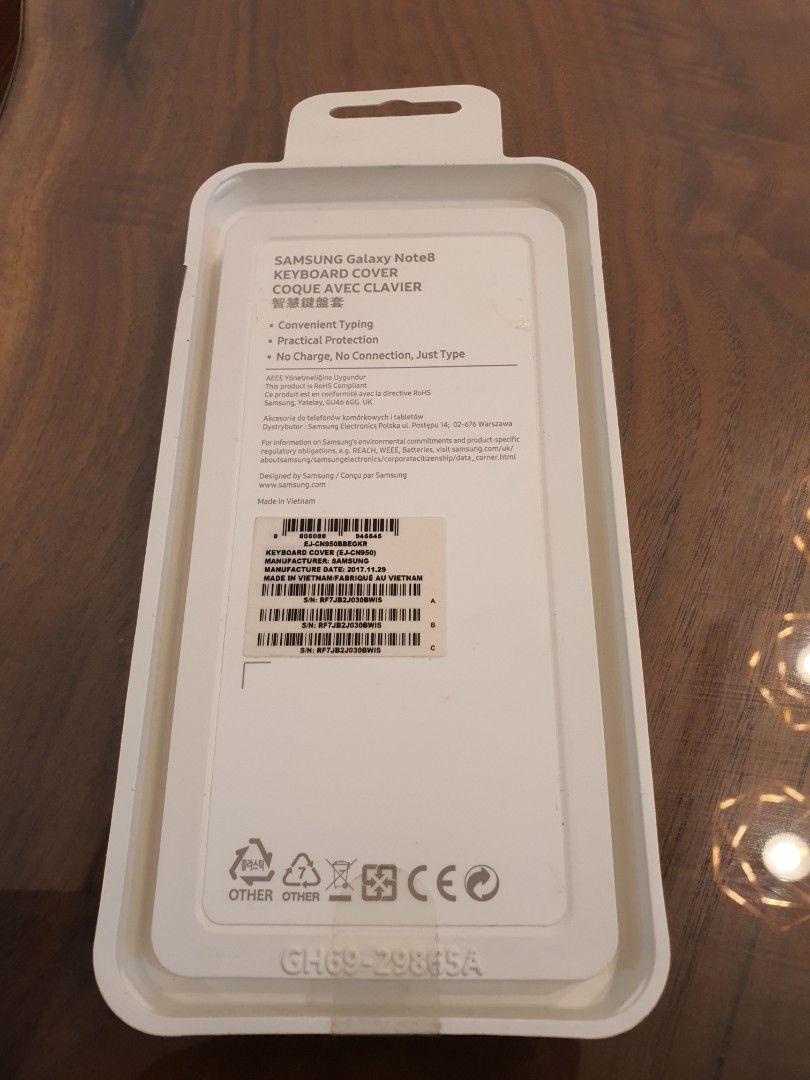 Original Samsung Note 8 Keyboard Case, Mobile Phones & Gadgets, Mobile ...