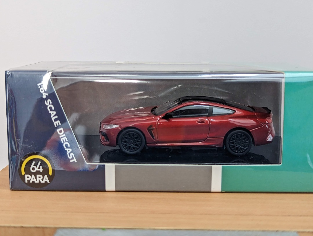 Para64 BMW M8 Coupe 1/64 Motegi Red Metallic, Hobbies & Toys, Toys ...