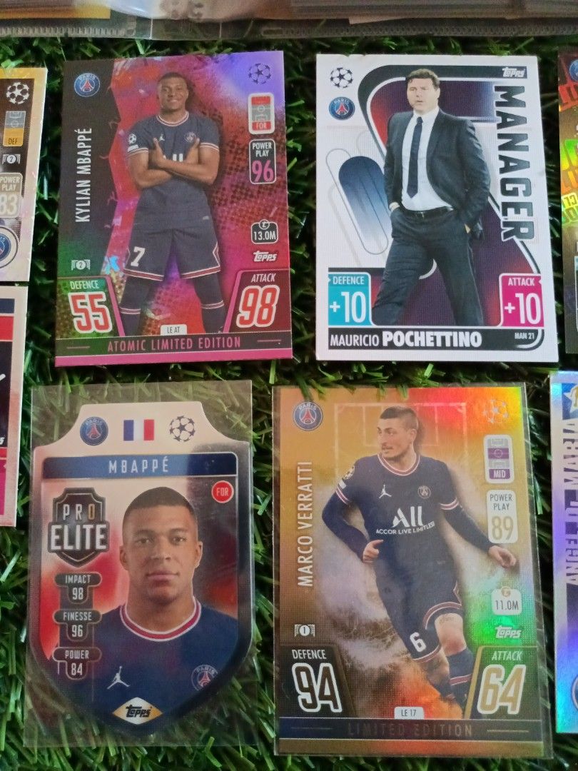 [Paris Saint- Germain] Topps Match Attax 2021/22 - Paris Saint- Germain Lot, Hobbies & Toys ...