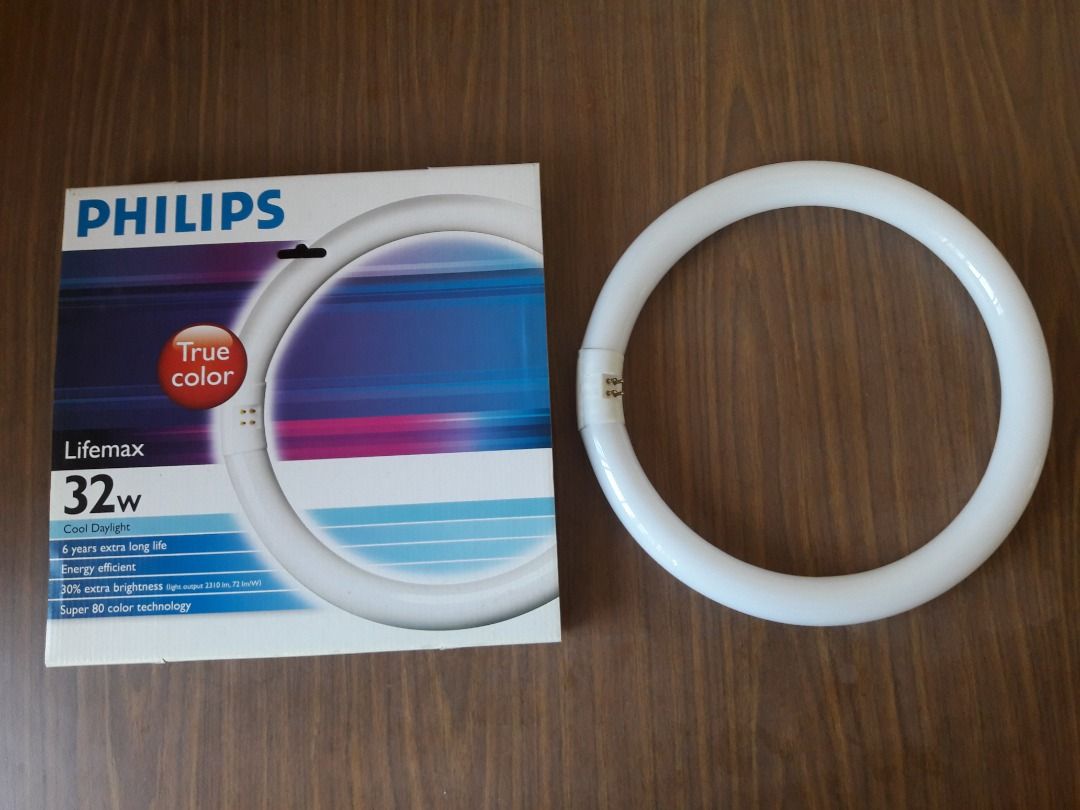 Philips 32W Circular Light Bulb, Furniture & Home Living, Lighting ...