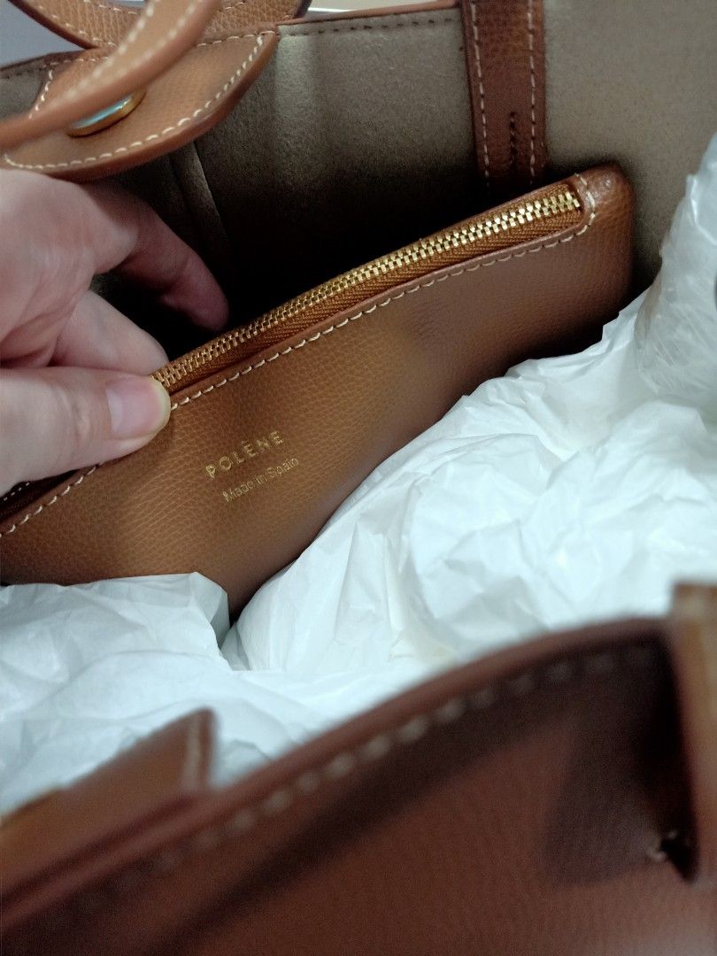 Polene cyme mini - camel on Carousell