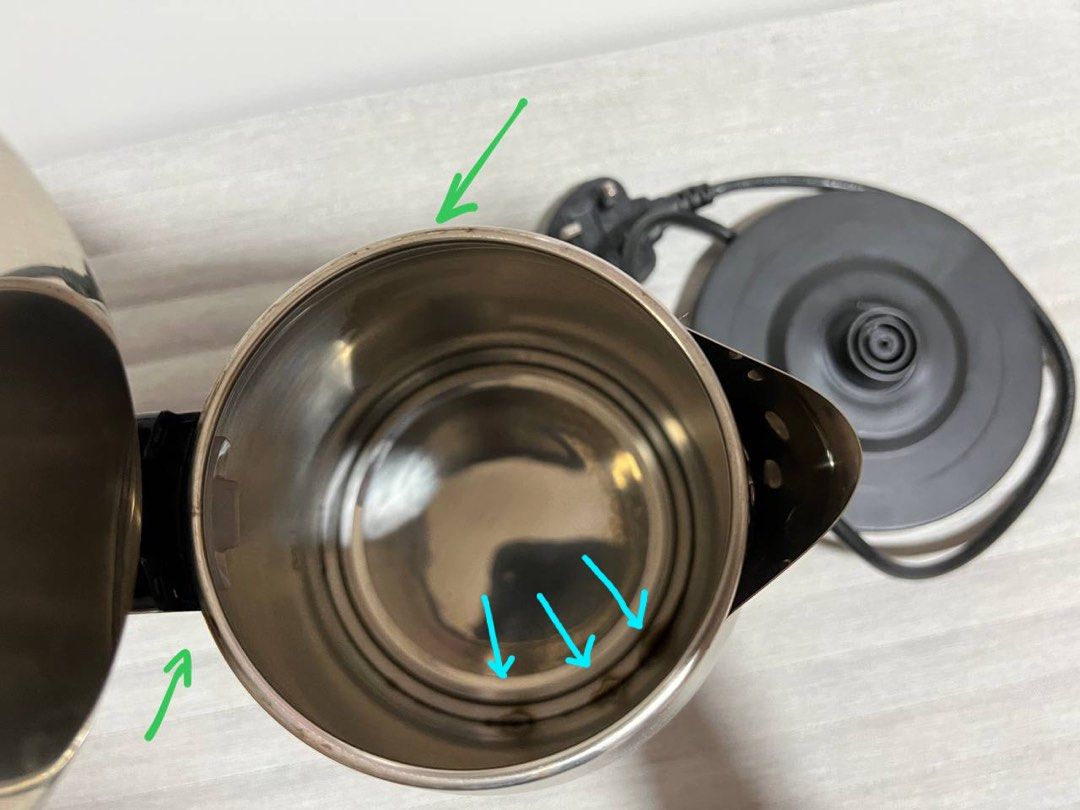 PowerPac Stainless Steel Kettle (1.8 Litre), TV & Home Appliances ...