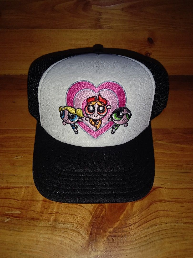 POWERPUFF GIRLS TRUCKER CAP, Men's Fashion, Watches & Accessories, Caps ...