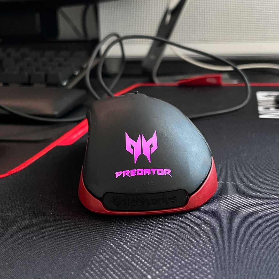 Predator Gaming Mouse PMW 510 1ms response, RGB, SteelSeries Engine ...
