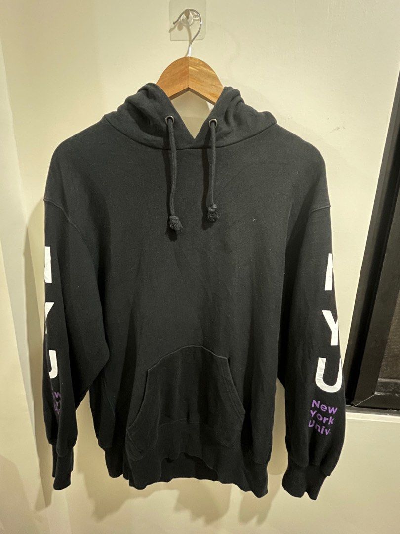 Premium NYU Logo Hoodie (L) Authentic NYU Merch on Carousell