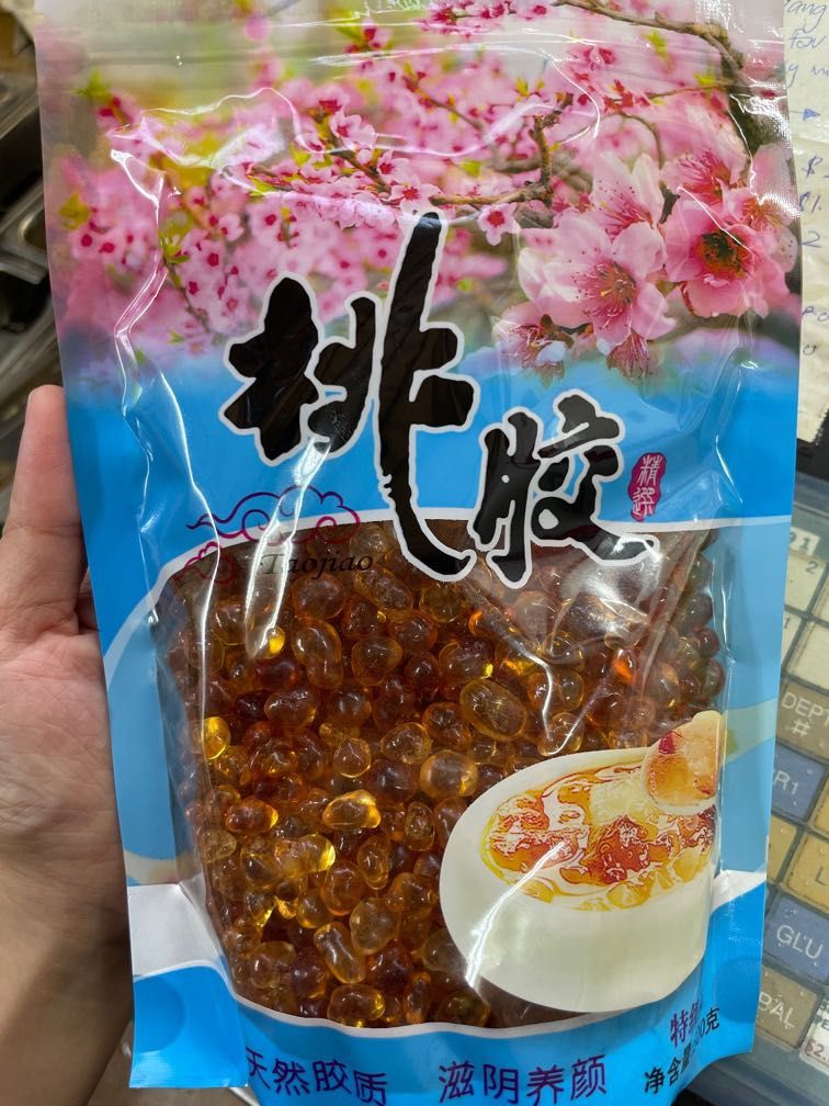 Premium Top Grade Pearl Peach Gum, Food & Drinks, Packaged & Instant ...