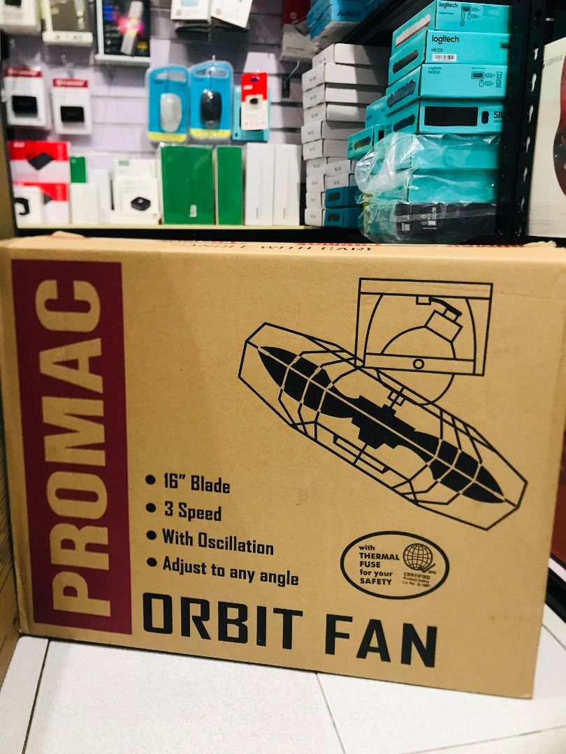 Promac 16" Orbit Fan Normal Blade Gray on Carousell