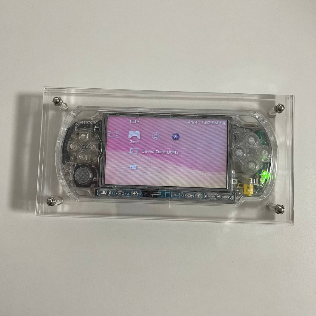 PSP 3000 Crystal Clear Edition • Custom DIY • Modified Transparent PSP ...