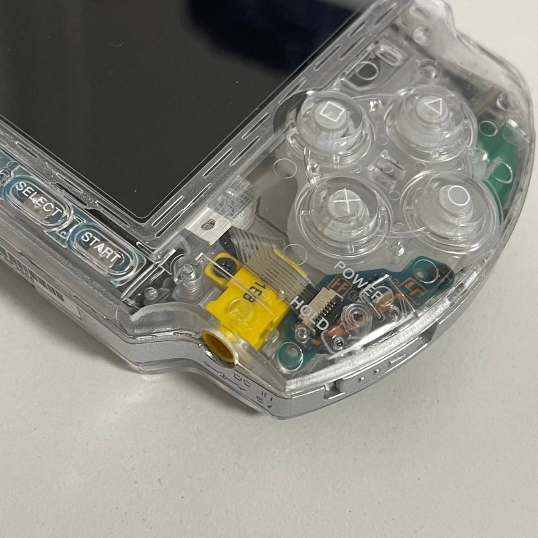 PSP 3000 Crystal Clear Edition • Custom DIY • Modified Transparent PSP ...